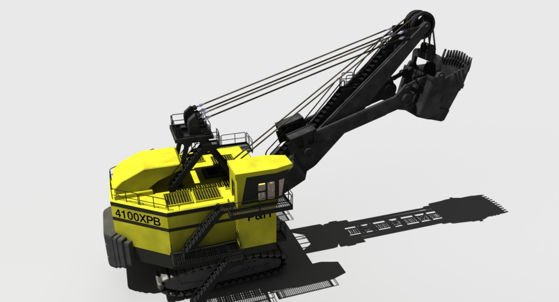 3d Mining Shovel