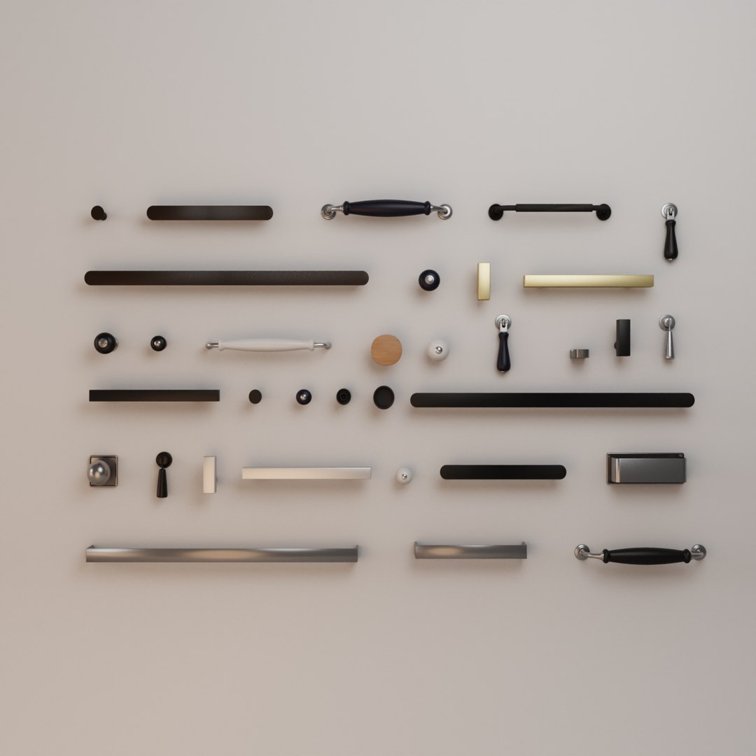 3D Ikea Handles And Knobs Pack3 - TurboSquid 1947386