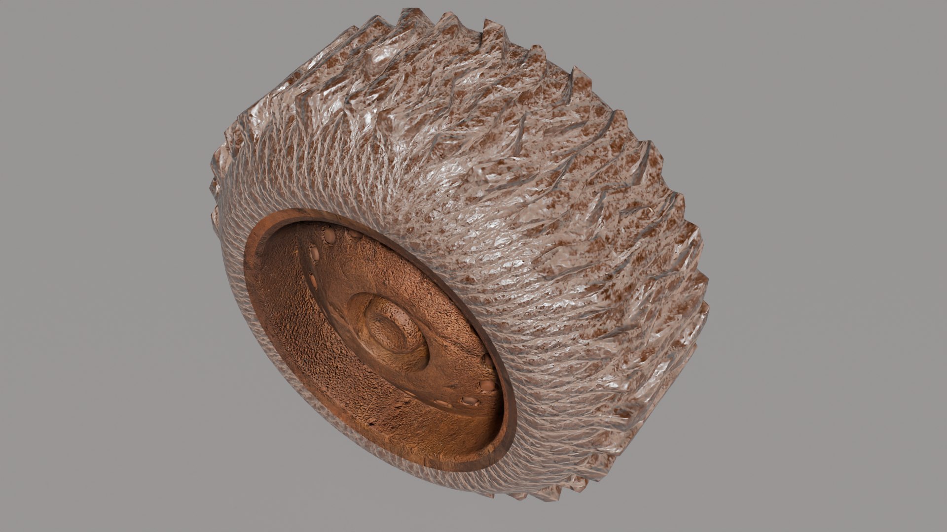 Rusted Wheel 3D - TurboSquid 2189704