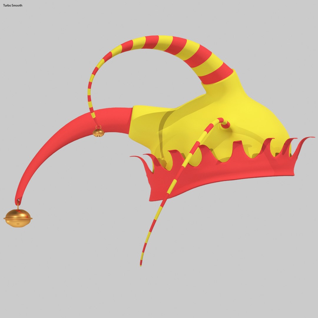 3d model fool cap