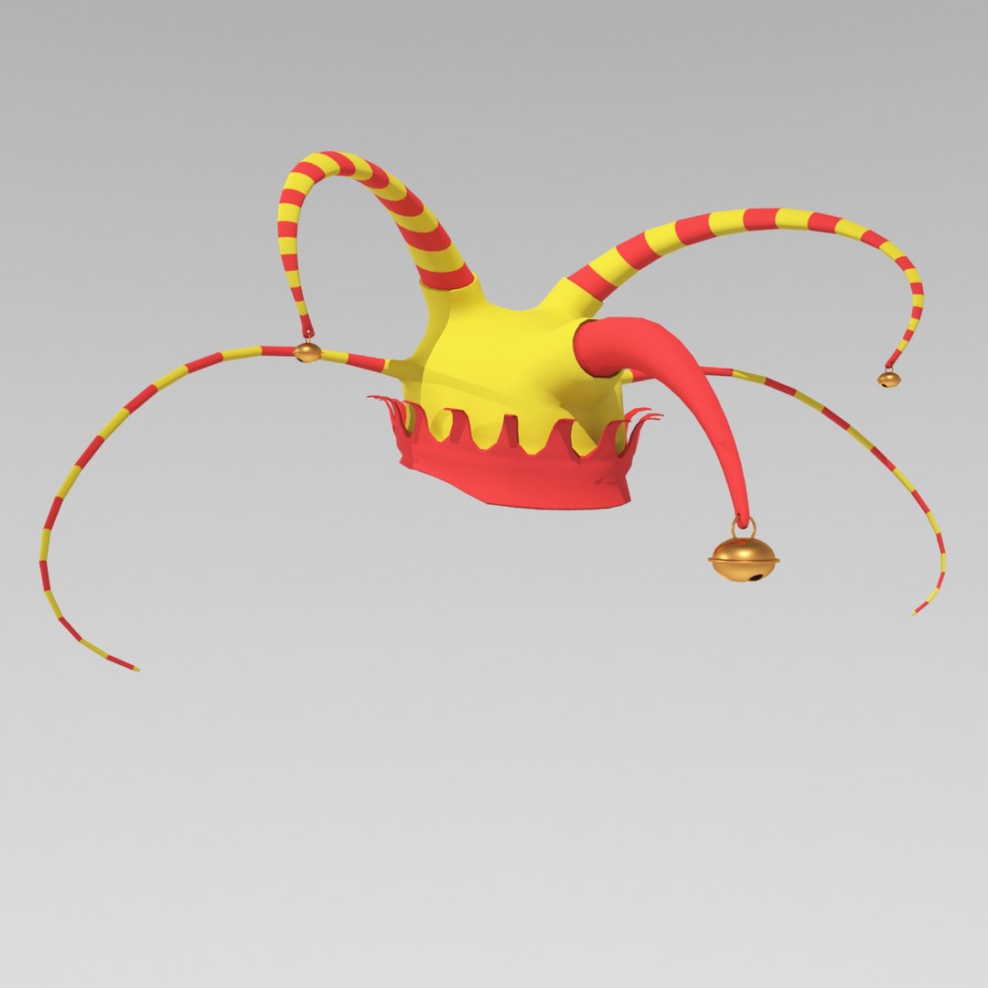 3d model fool cap