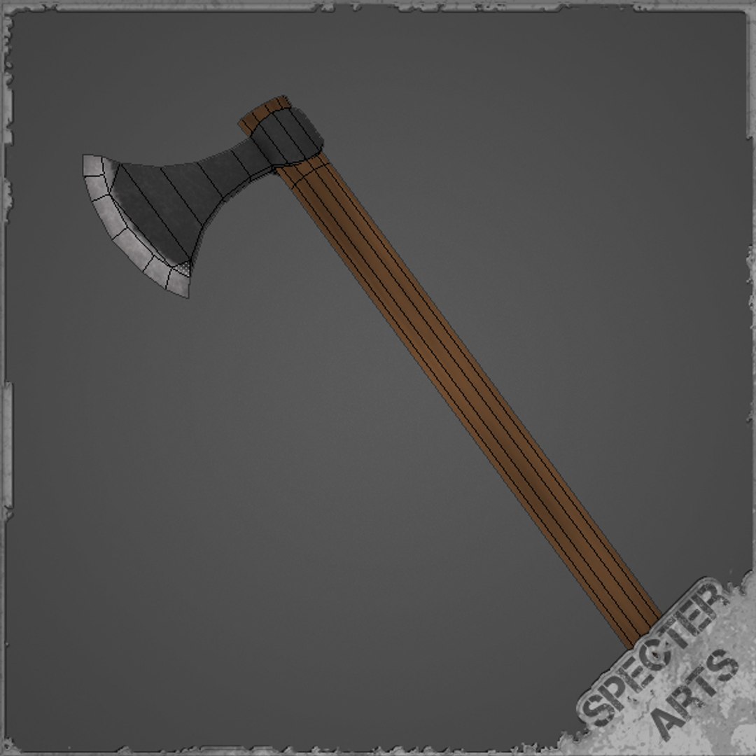 hand ax 3d model
