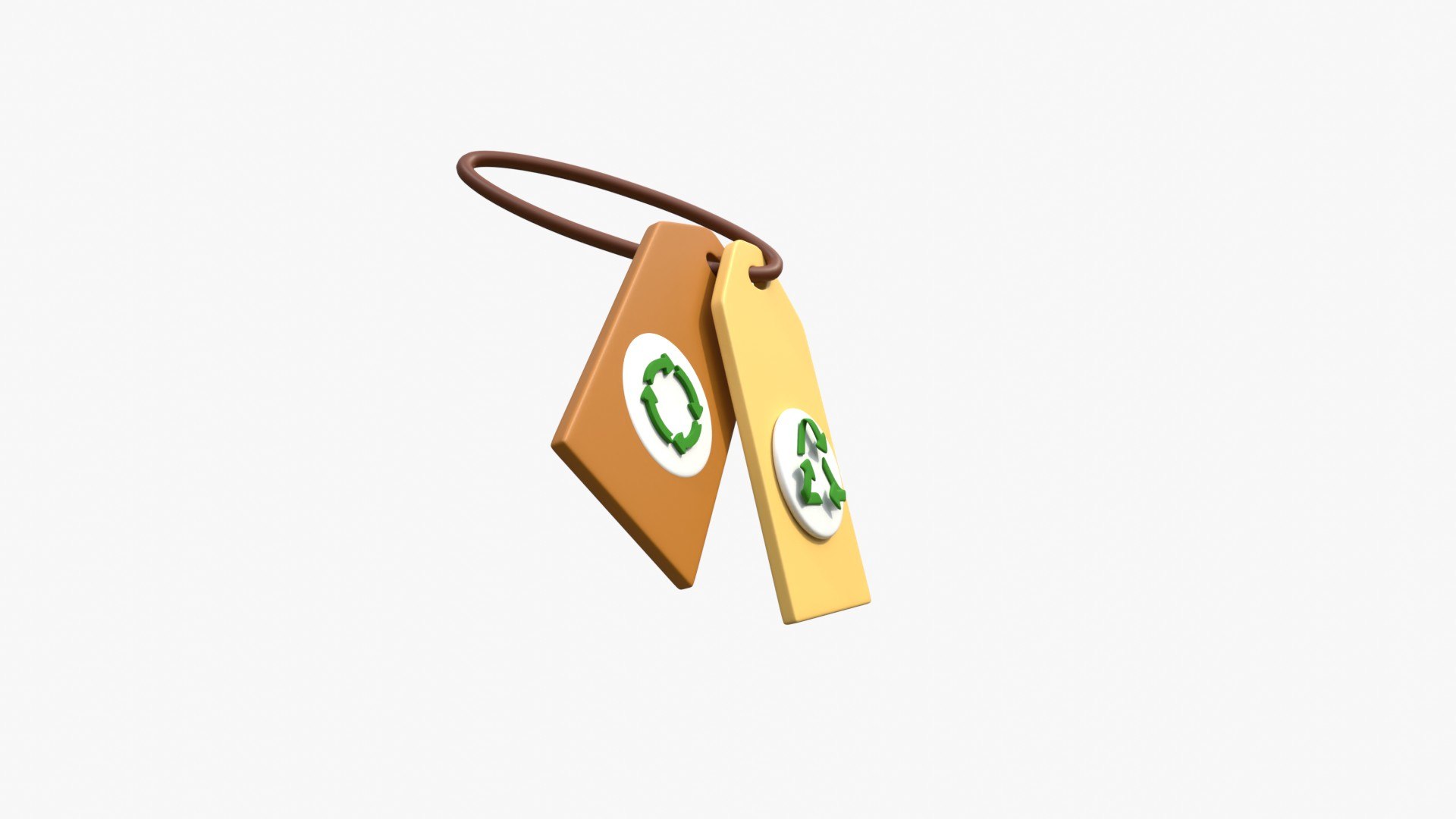 3D Recycle Price Tag Model - TurboSquid 2256792