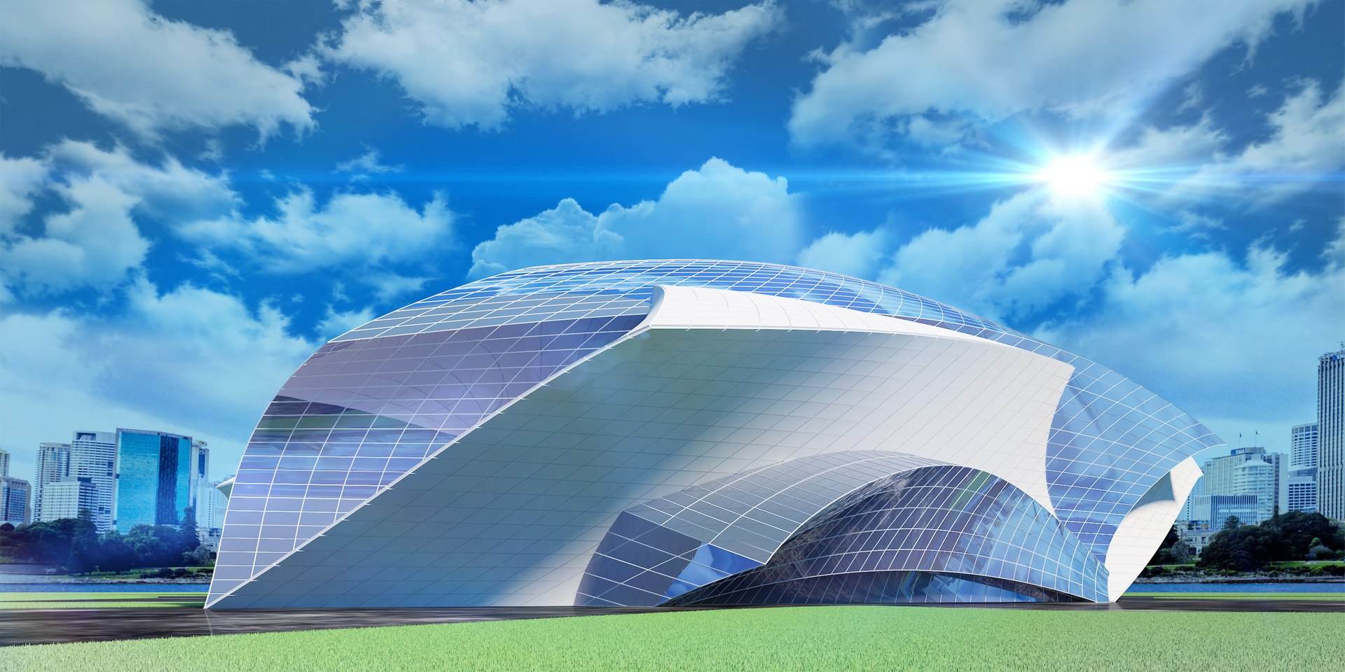 Modern building model - TurboSquid 1207053