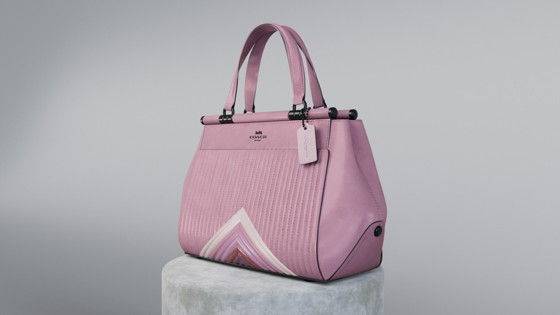 COACH GRACE QUILTED BAG 3D Model - TurboSquid 2234773