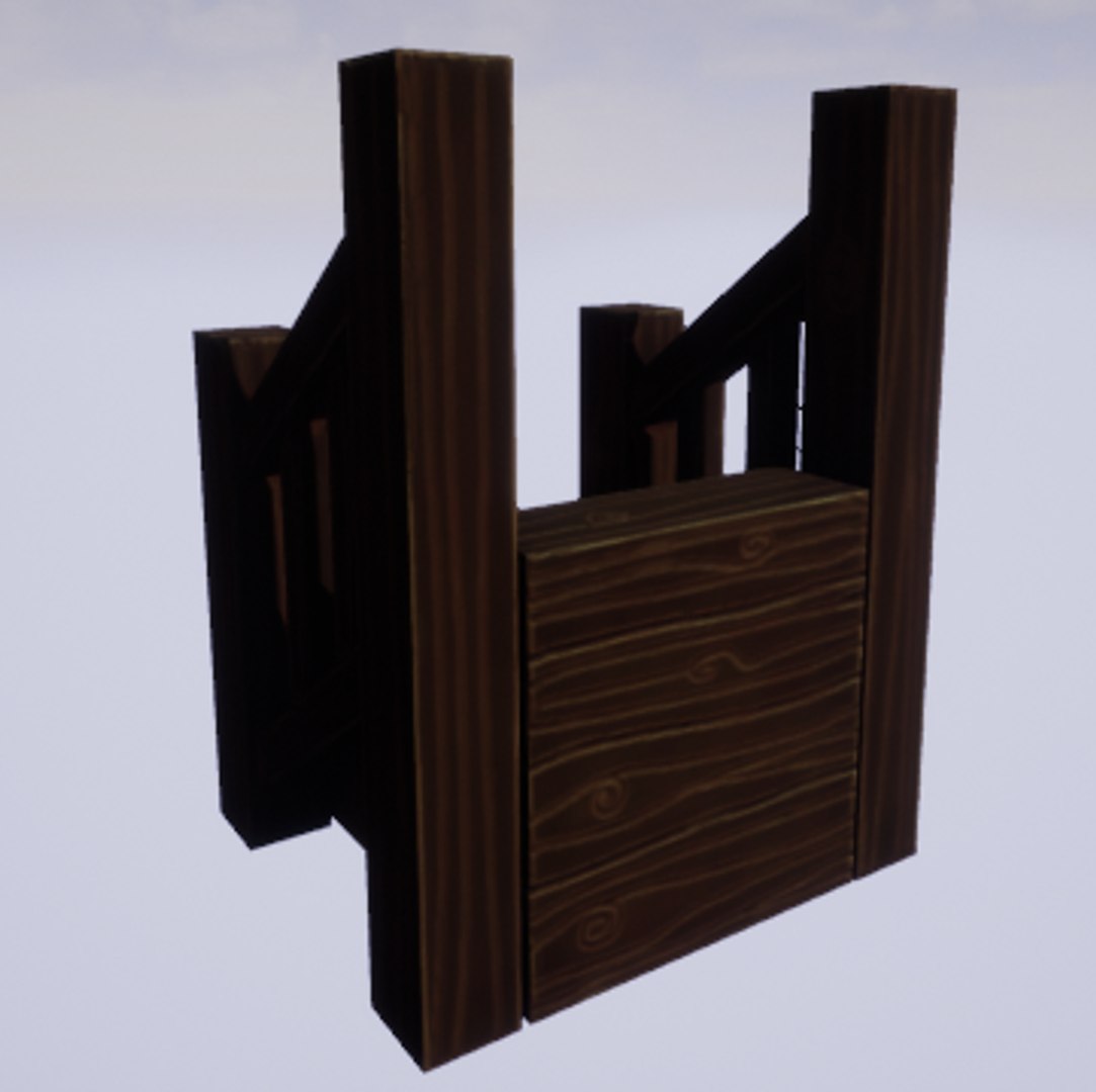 Wooden Stylized Steps 3D - TurboSquid 1326851