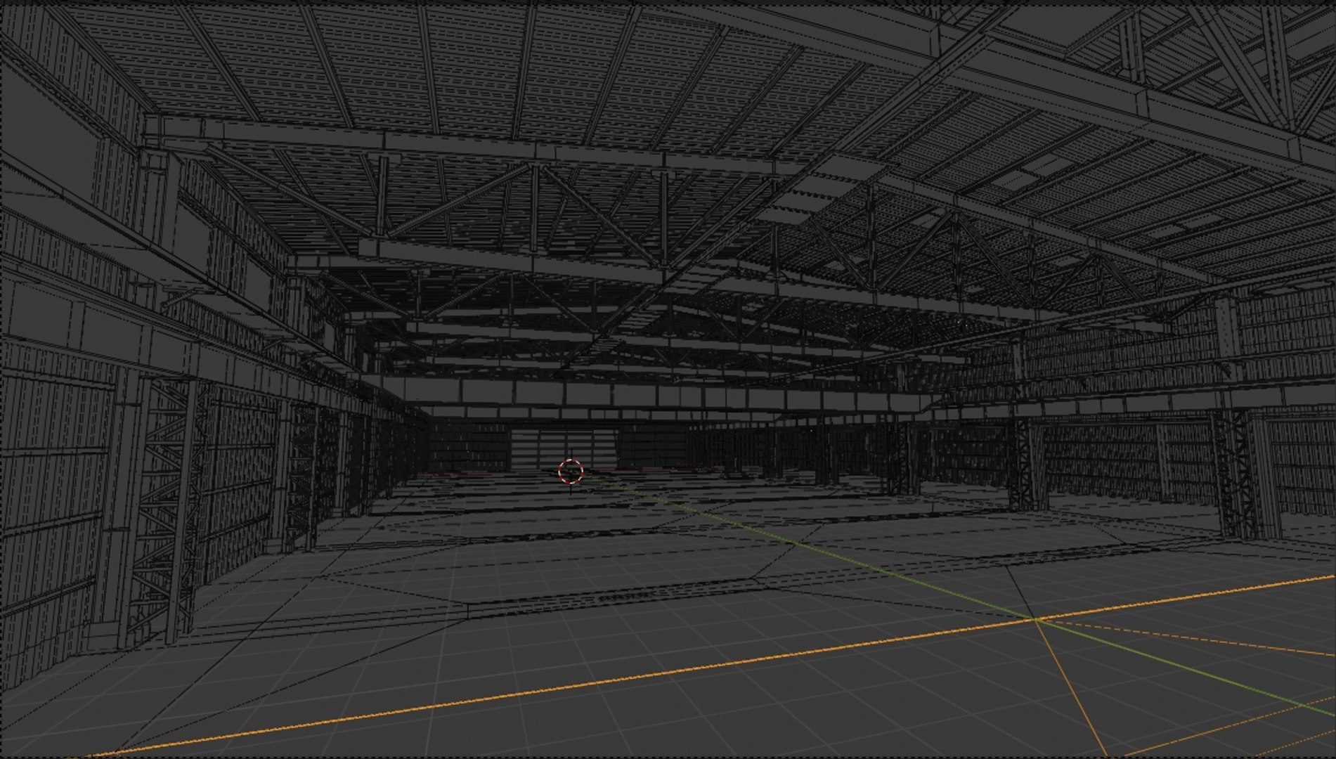 Industrial Hall Building Steel Structure 3D Model - TurboSquid 1591119