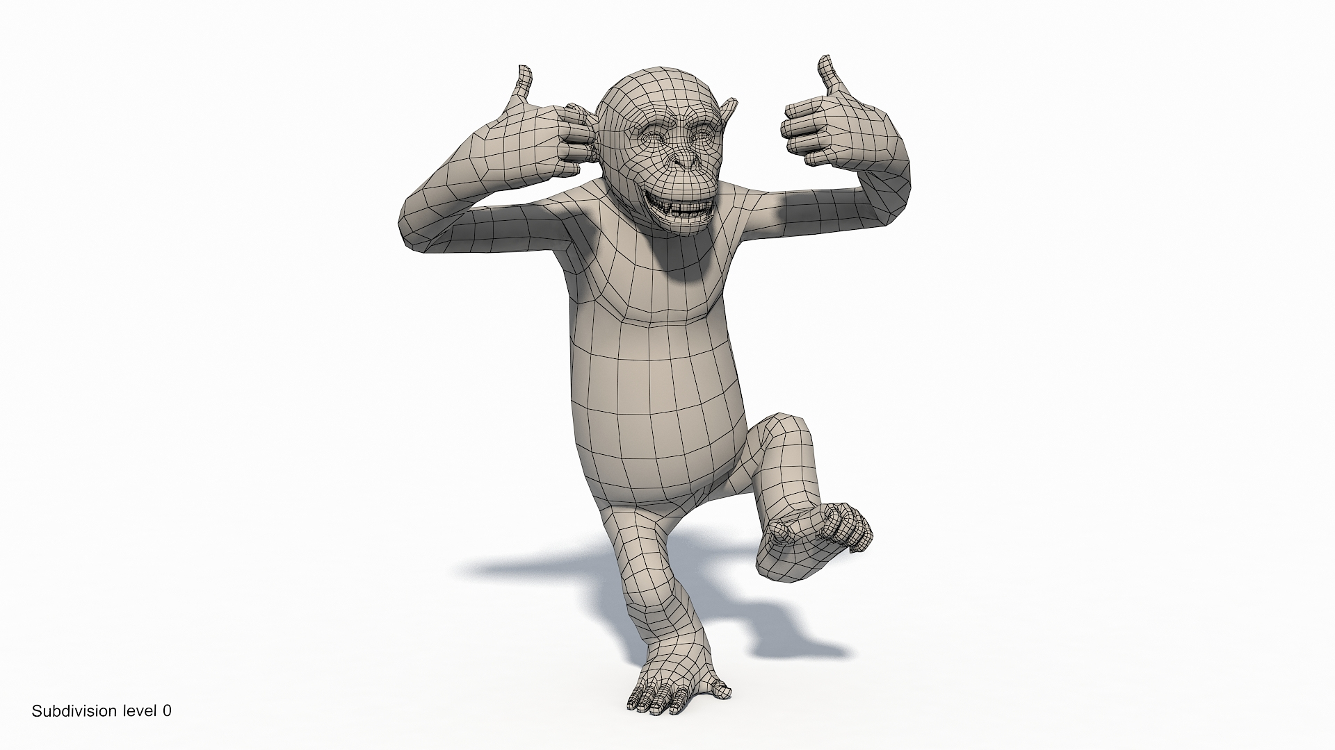 3D Chimpanzee model - TurboSquid 2166193