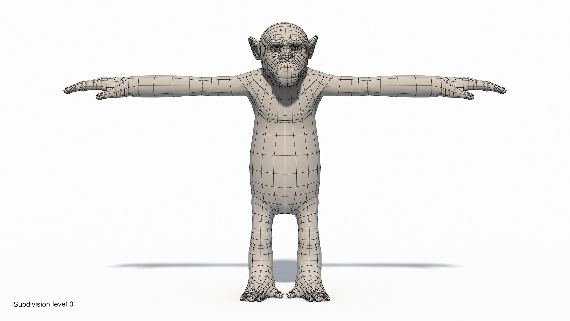 3D Chimpanzee model - TurboSquid 2166193