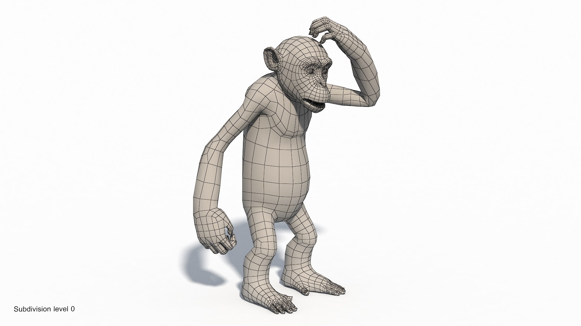 3D Chimpanzee model - TurboSquid 2166193