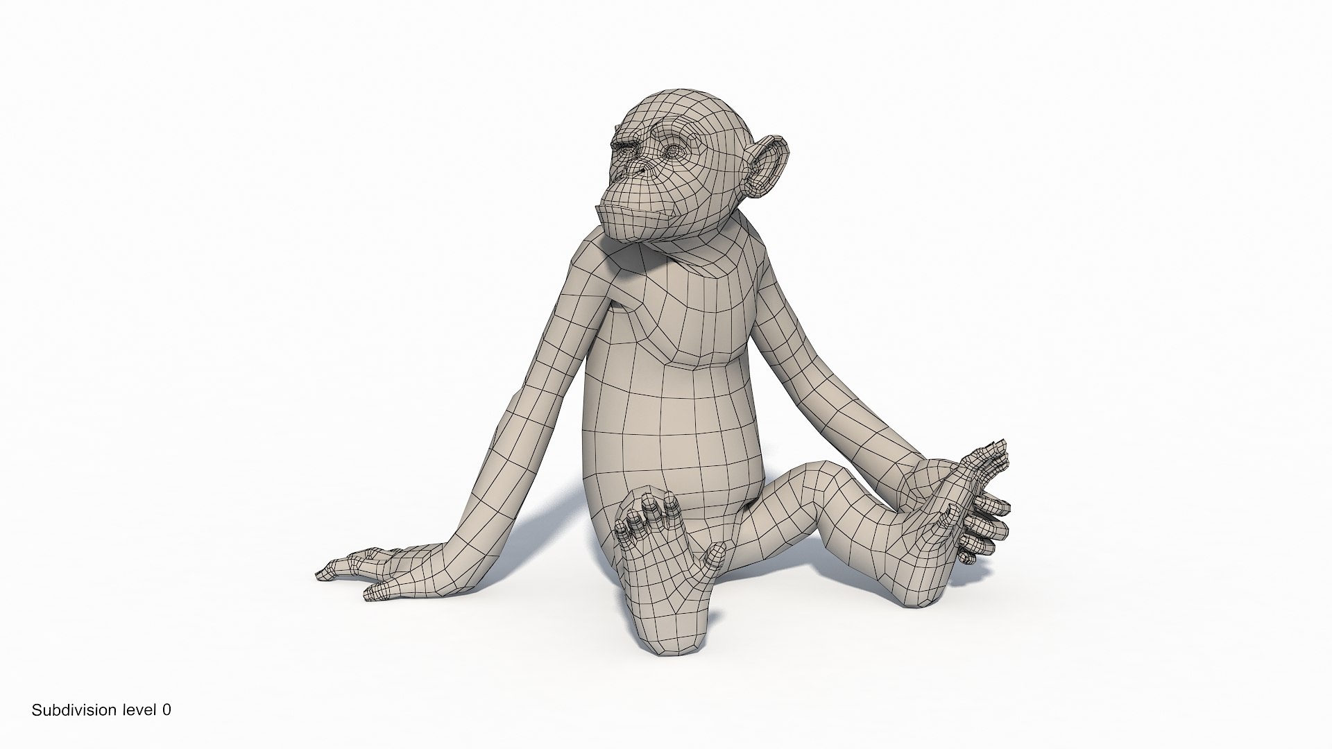 3D Chimpanzee model - TurboSquid 2166193