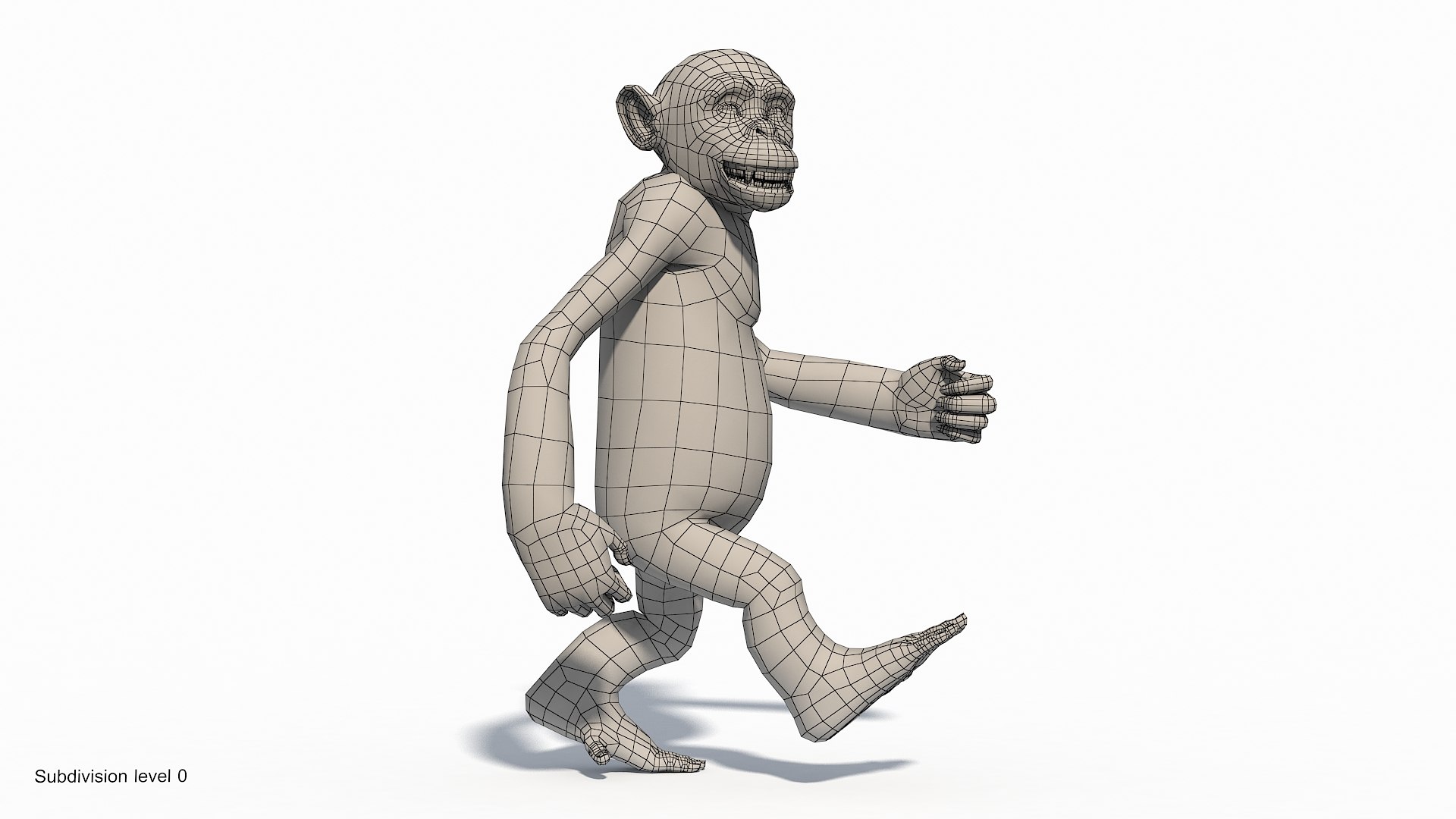 3D Chimpanzee model - TurboSquid 2166193