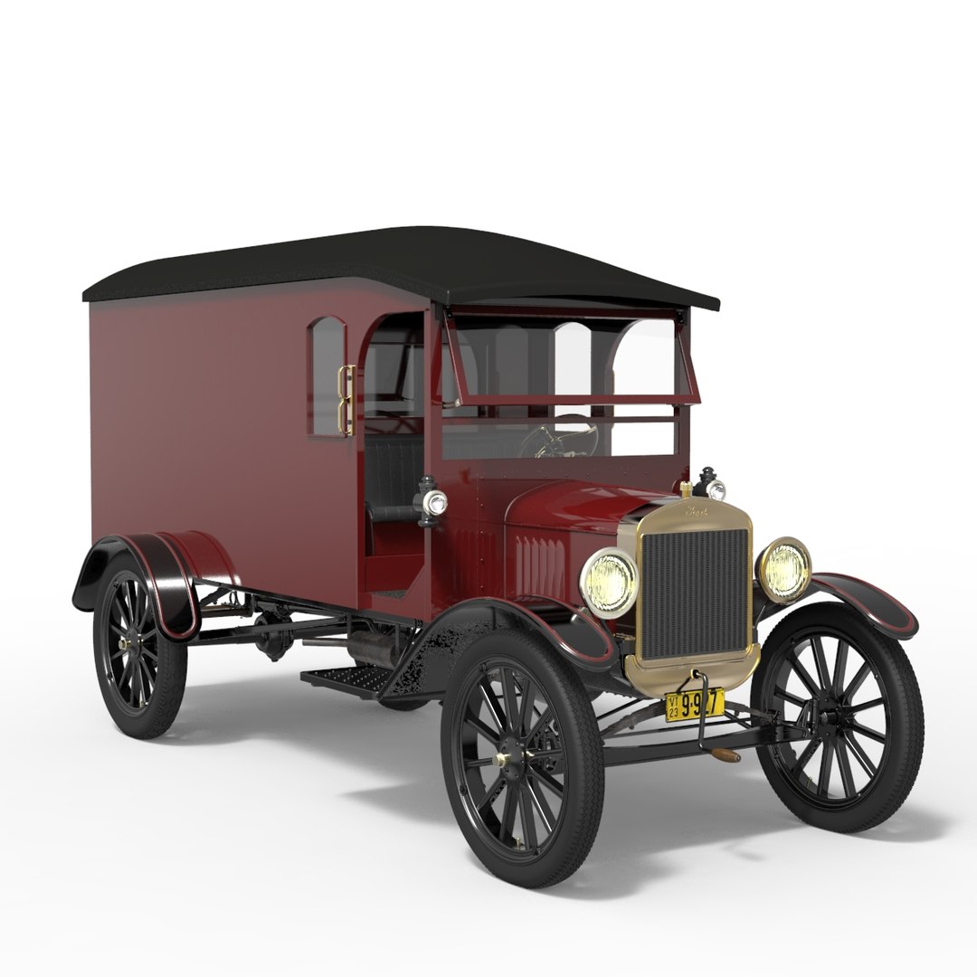 Automobile T Tt Van 3d Model