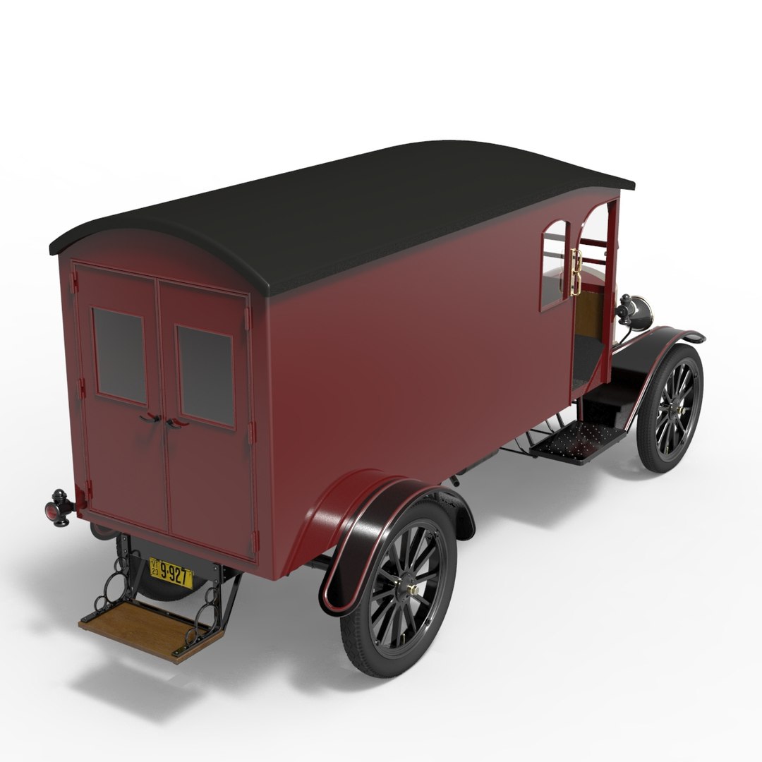 Automobile T Tt Van 3d Model