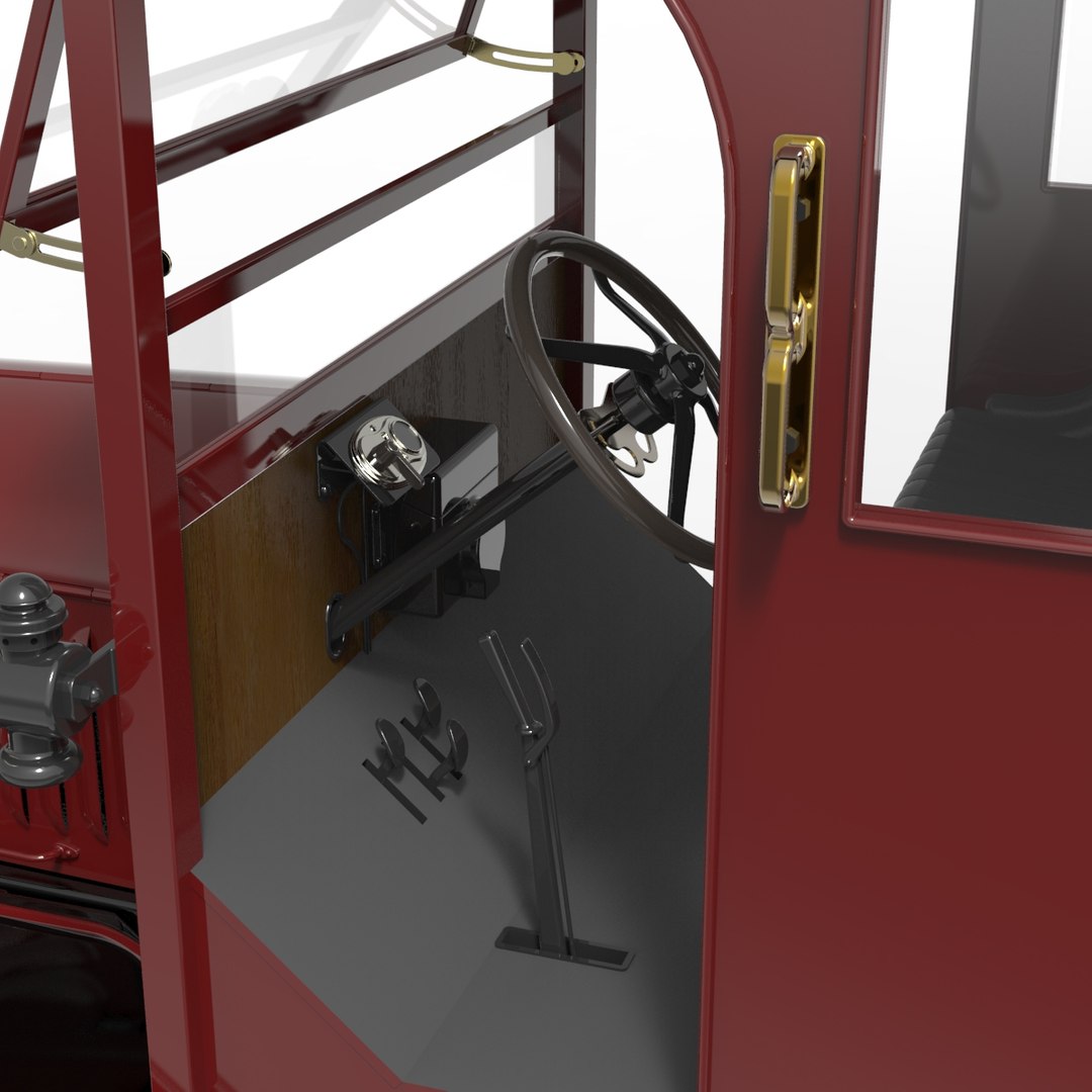 Automobile T Tt Van 3d Model