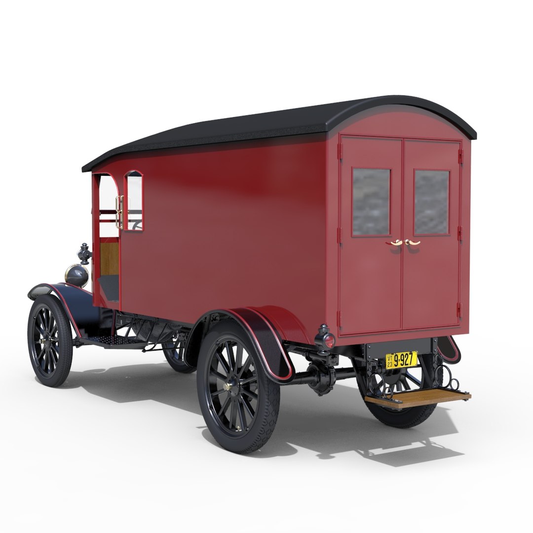 Automobile T Tt Van 3d Model