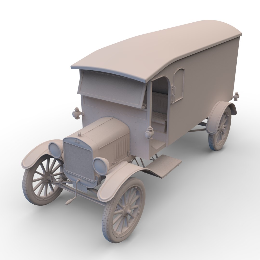 Automobile T Tt Van 3d Model