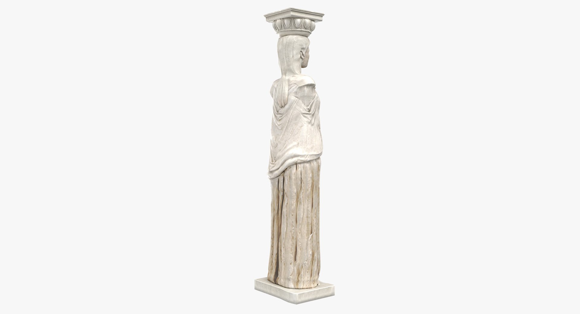 3D caryatid architectural column - TurboSquid 1356553