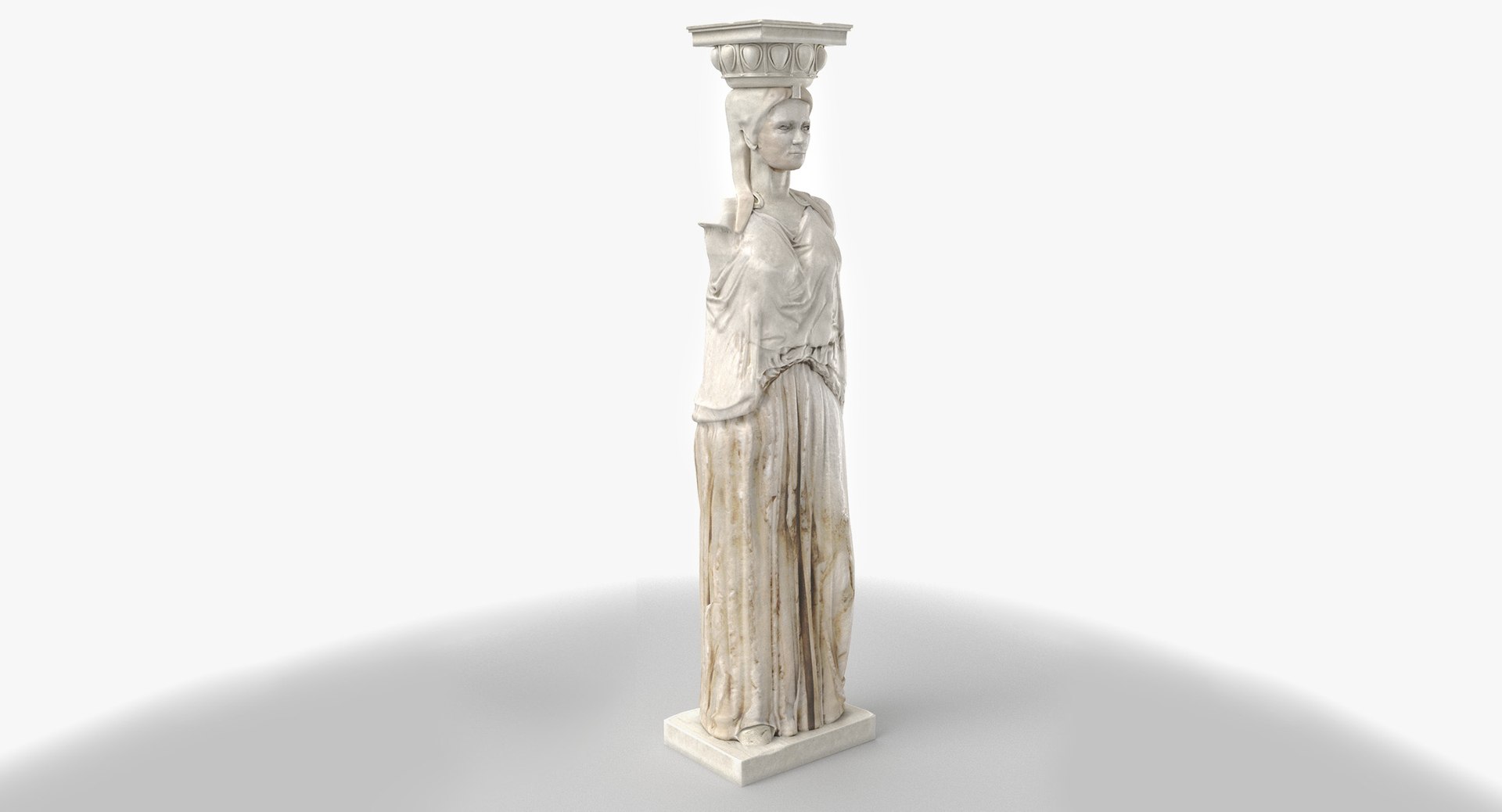 3D Caryatid Architectural Column - TurboSquid 1356553