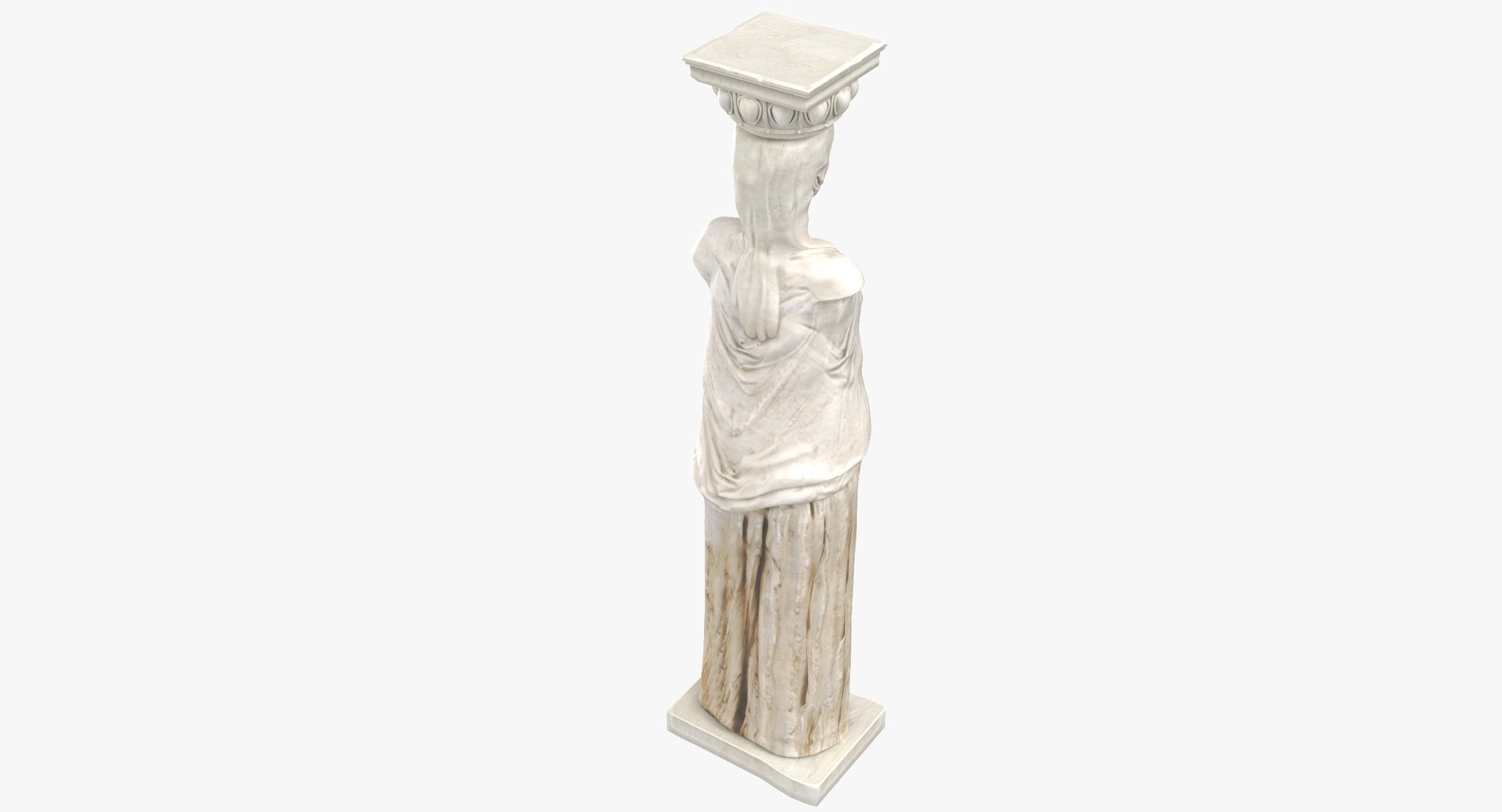 3D Caryatid Architectural Column - TurboSquid 1356553