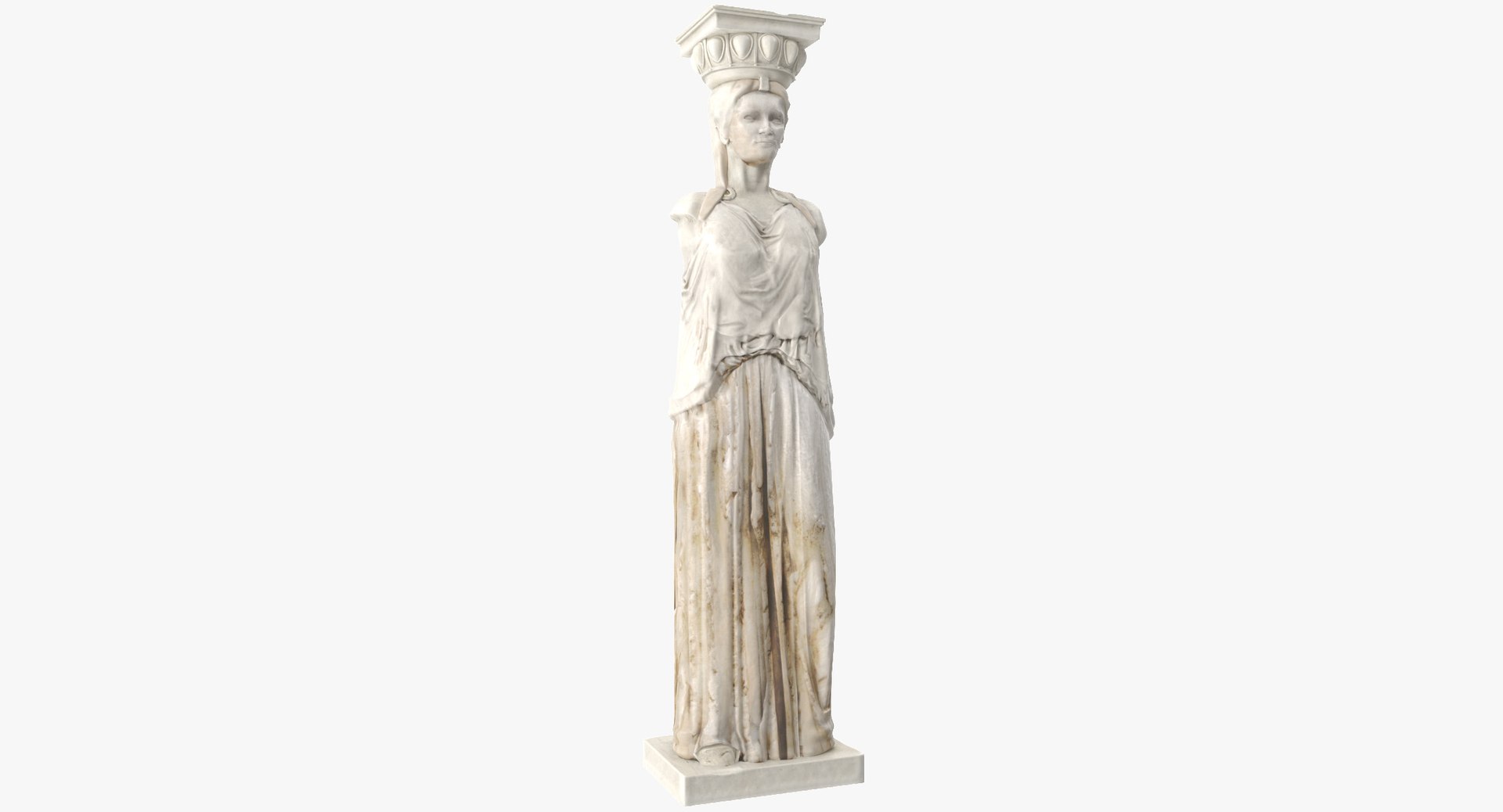 3D Caryatid Architectural Column - TurboSquid 1356553