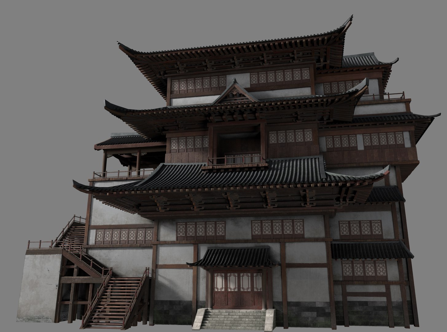 Ancient Architecture 3D Model - TurboSquid 2147528