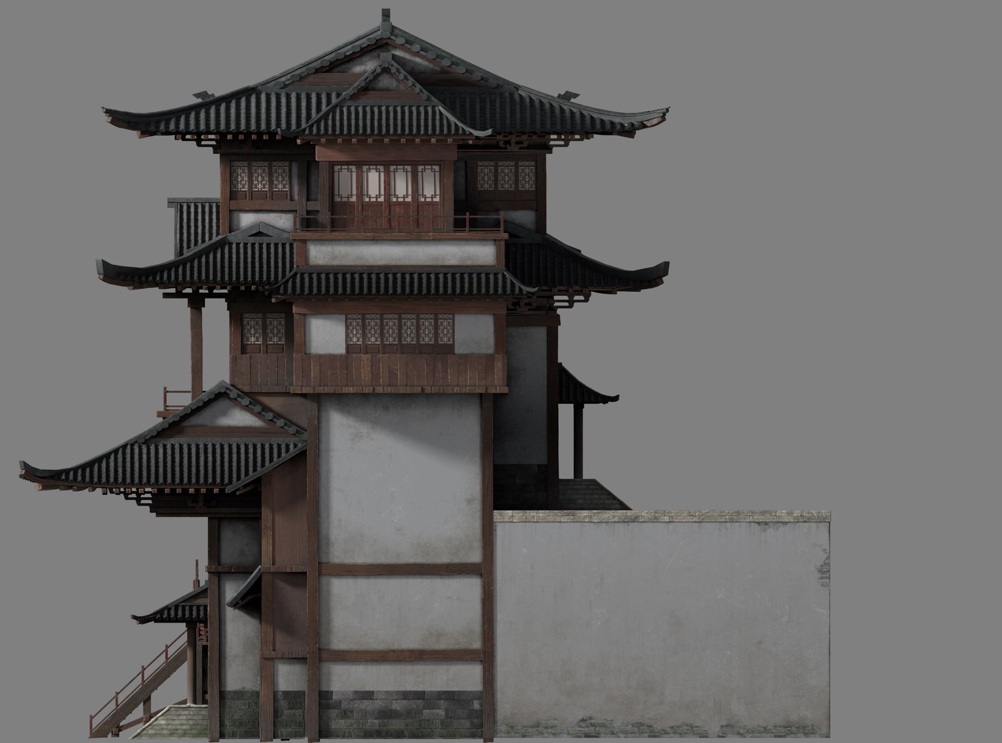 Ancient Architecture 3D Model - TurboSquid 2147528