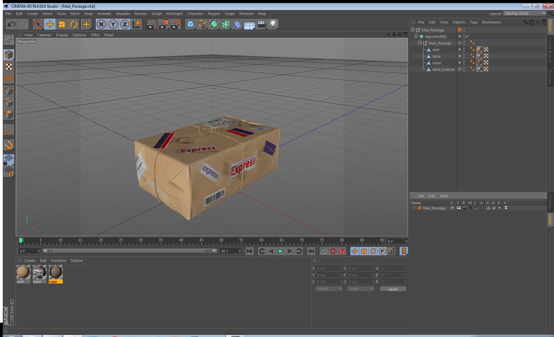 3D mail package packing - TurboSquid 1416888