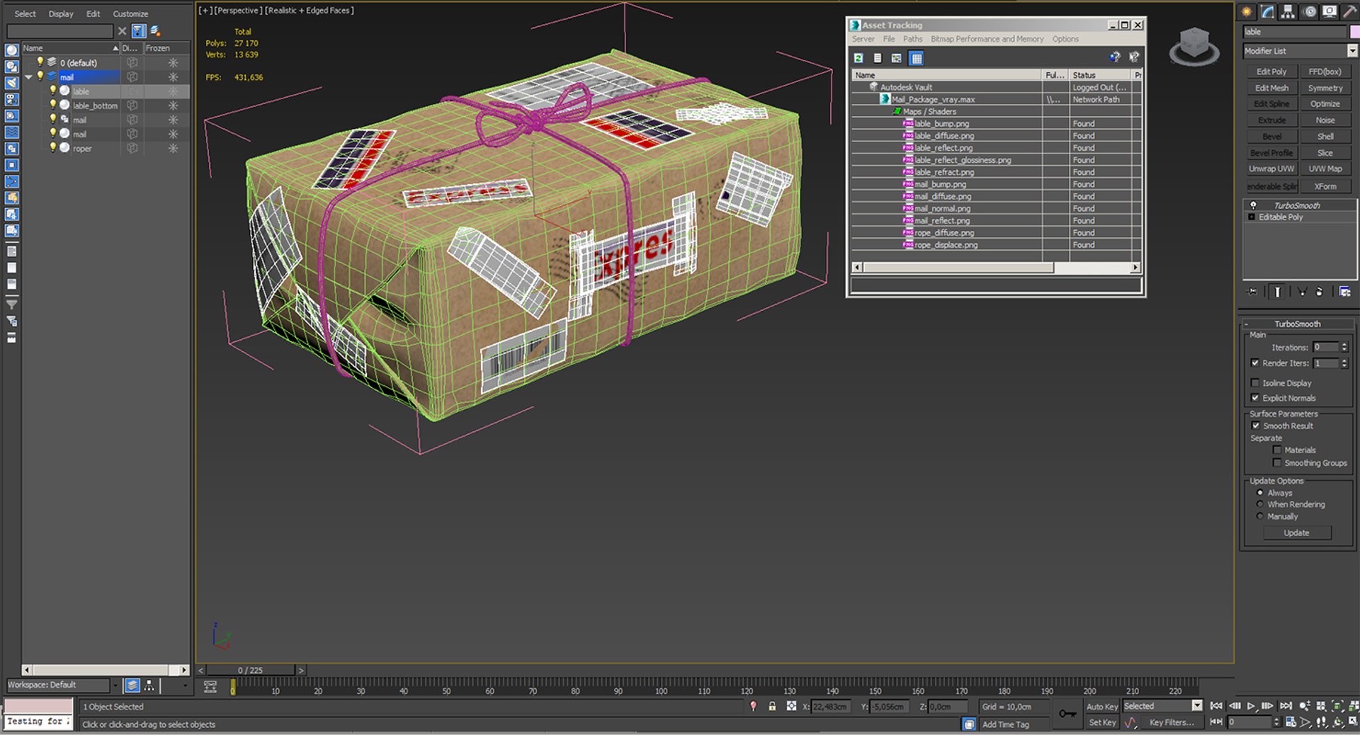 3D mail package packing - TurboSquid 1416888