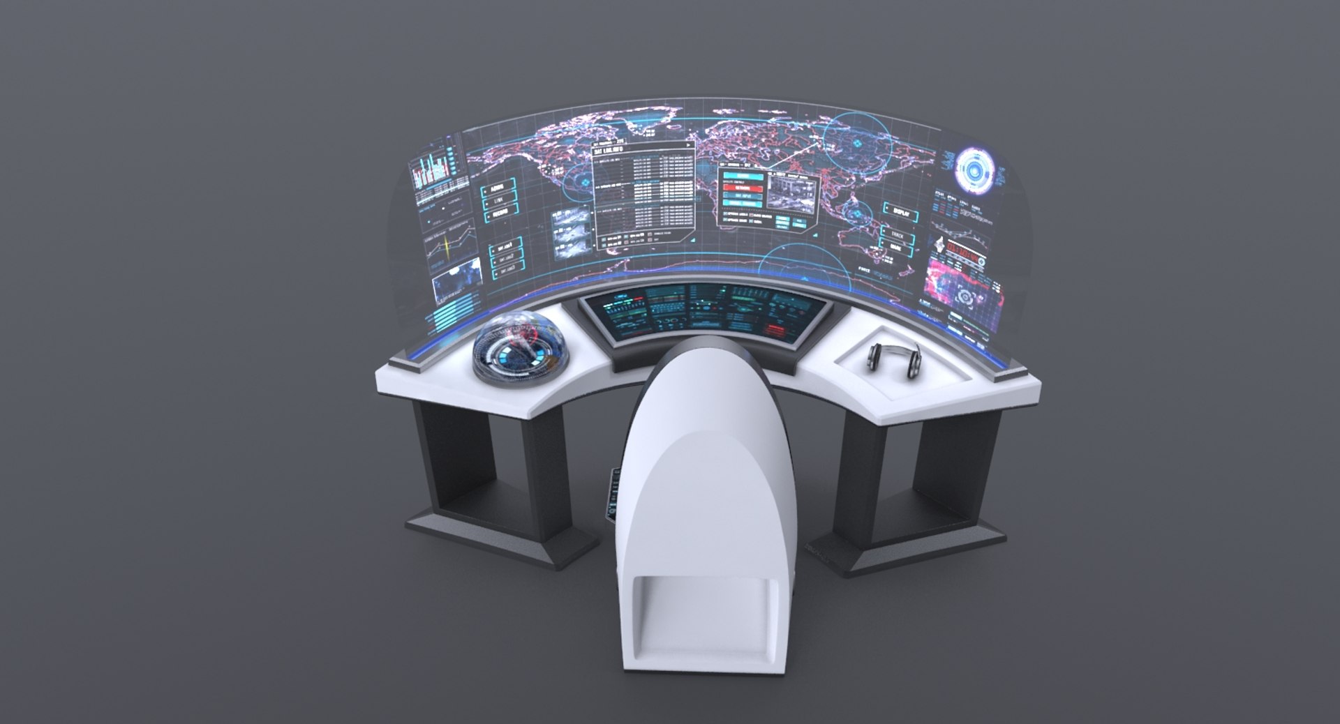 3d Model Command Panel