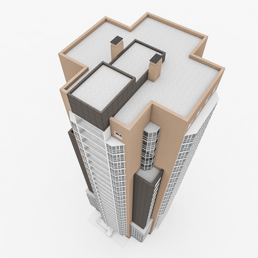 3d 25 Storey House