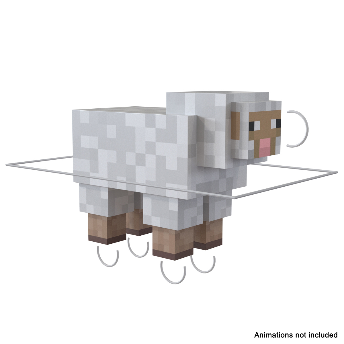 modelo 3d Minecraft Sheep aparejado para Cinema 4D - TurboSquid 1538837