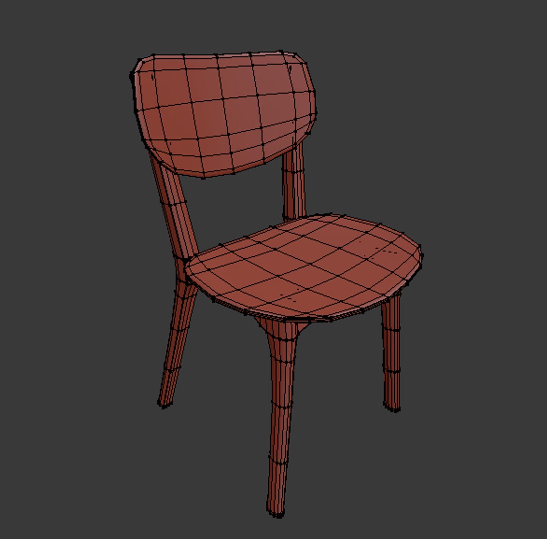 Low-poly Chair 3D - TurboSquid 1476637
