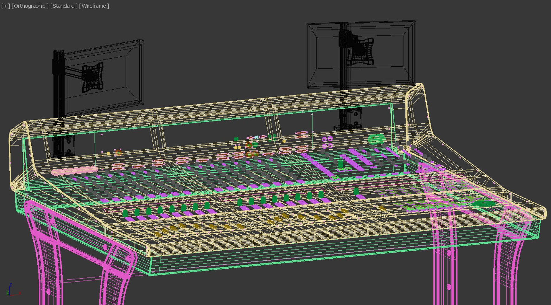 Mixing Console Model - TurboSquid 2015968