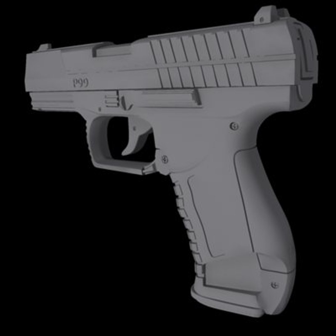 Gun Pistol 3d Max