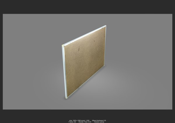 Board 3D model - TurboSquid 1358933
