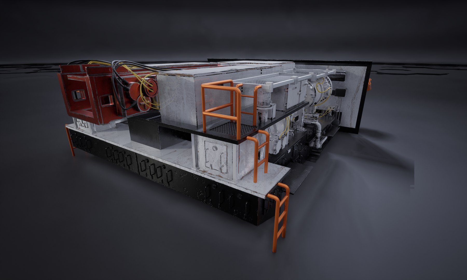 Continuous Miner 4 Rotor 3D Model - TurboSquid 2375132