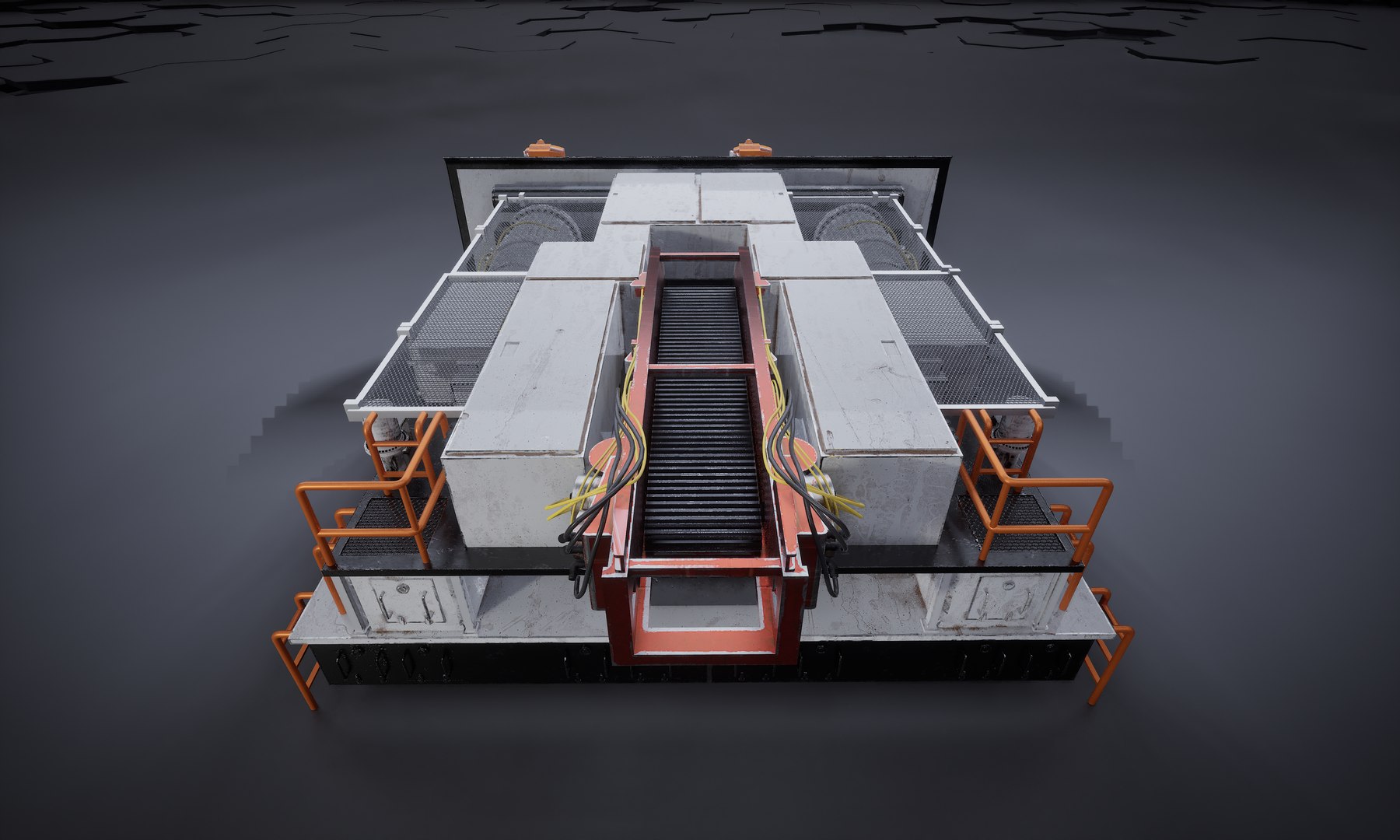 Continuous Miner 4 Rotor 3D Model - TurboSquid 2375132