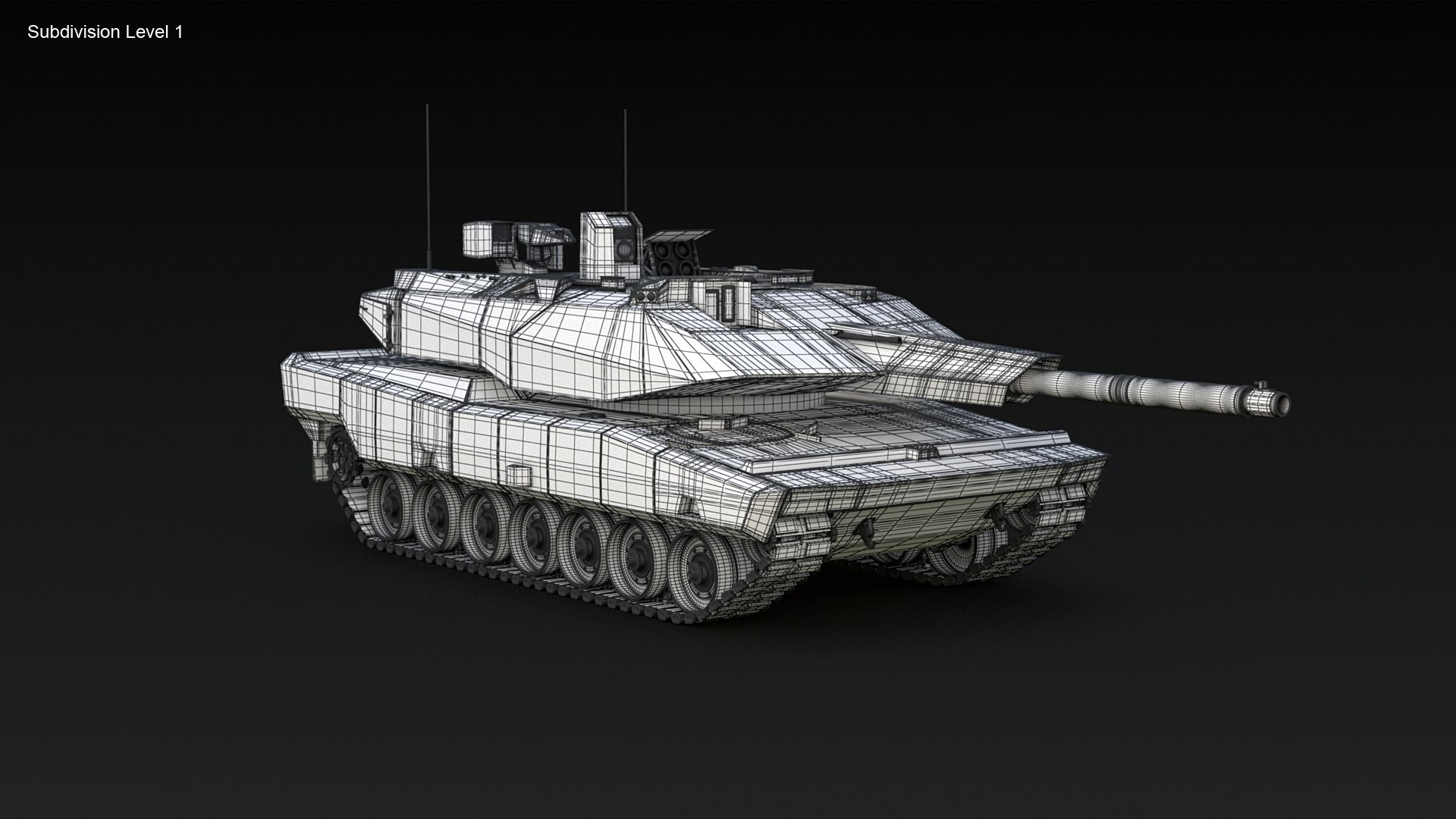 3D KF-51 Panther German Main Battle Tank Model - TurboSquid 2122847