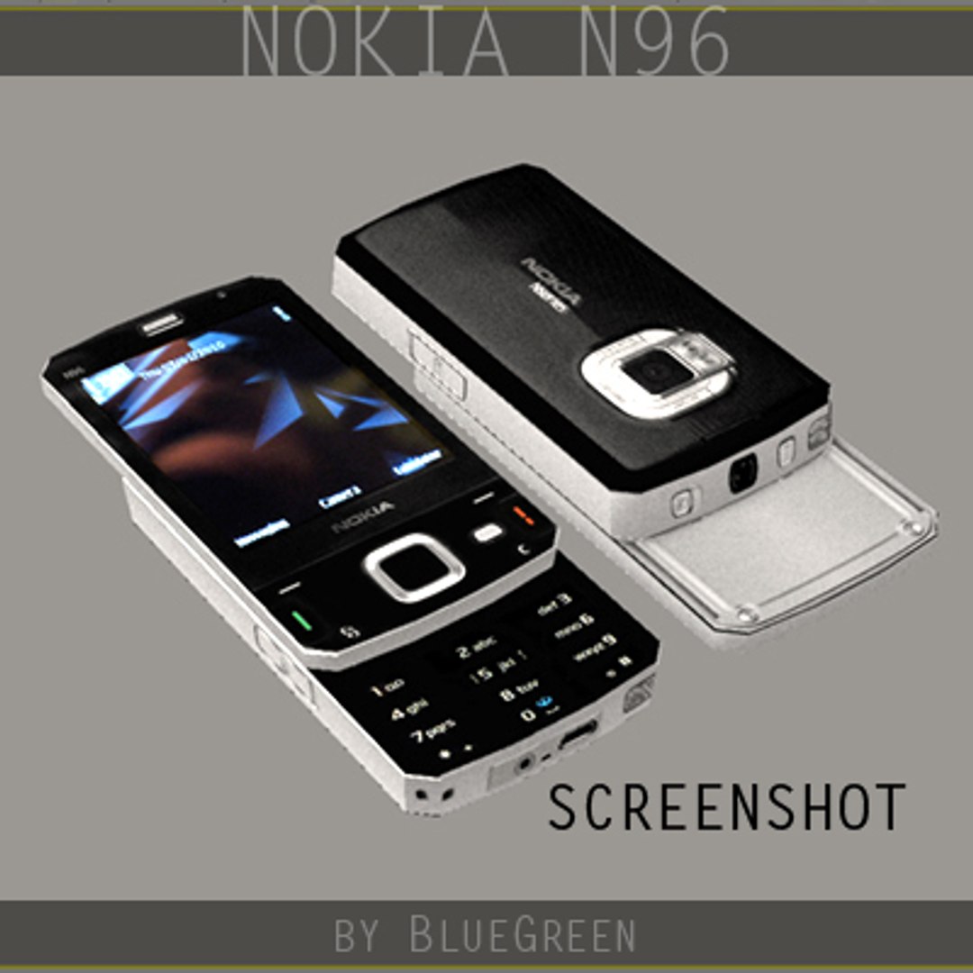 3d Nokia N96 Model