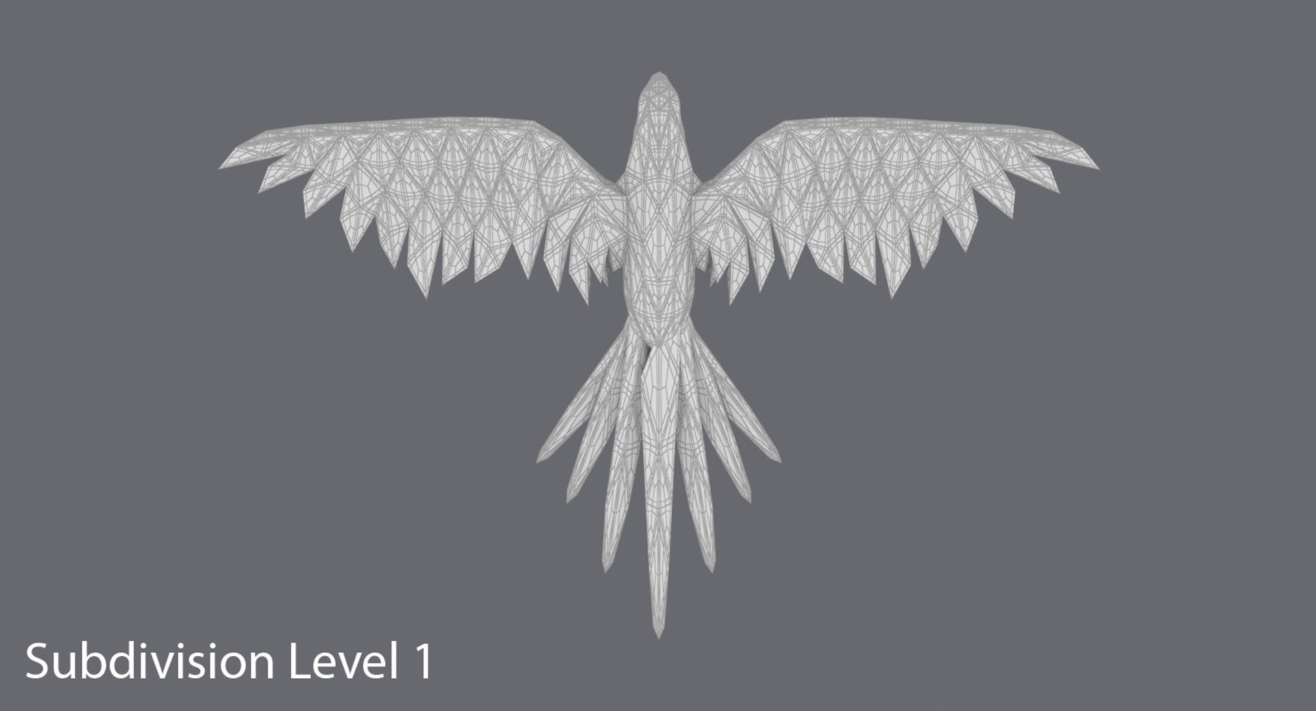 3D Model Parrot----blue-flying - TurboSquid 1237954