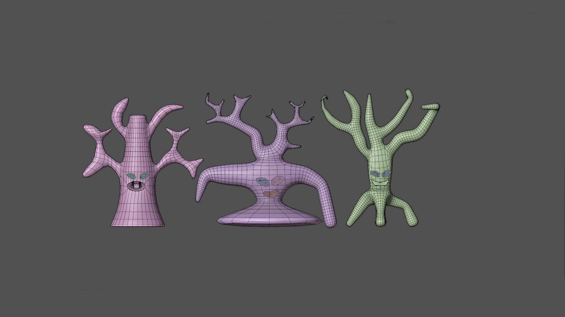 Tree Monster Pack 3D - TurboSquid 2368379