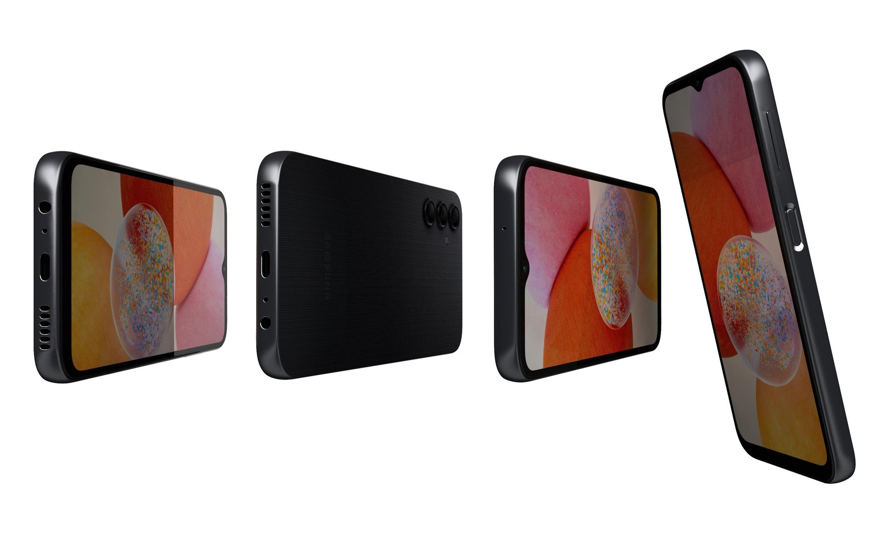 Samsung Galaxy A14 Black 3D Model - TurboSquid 2041302