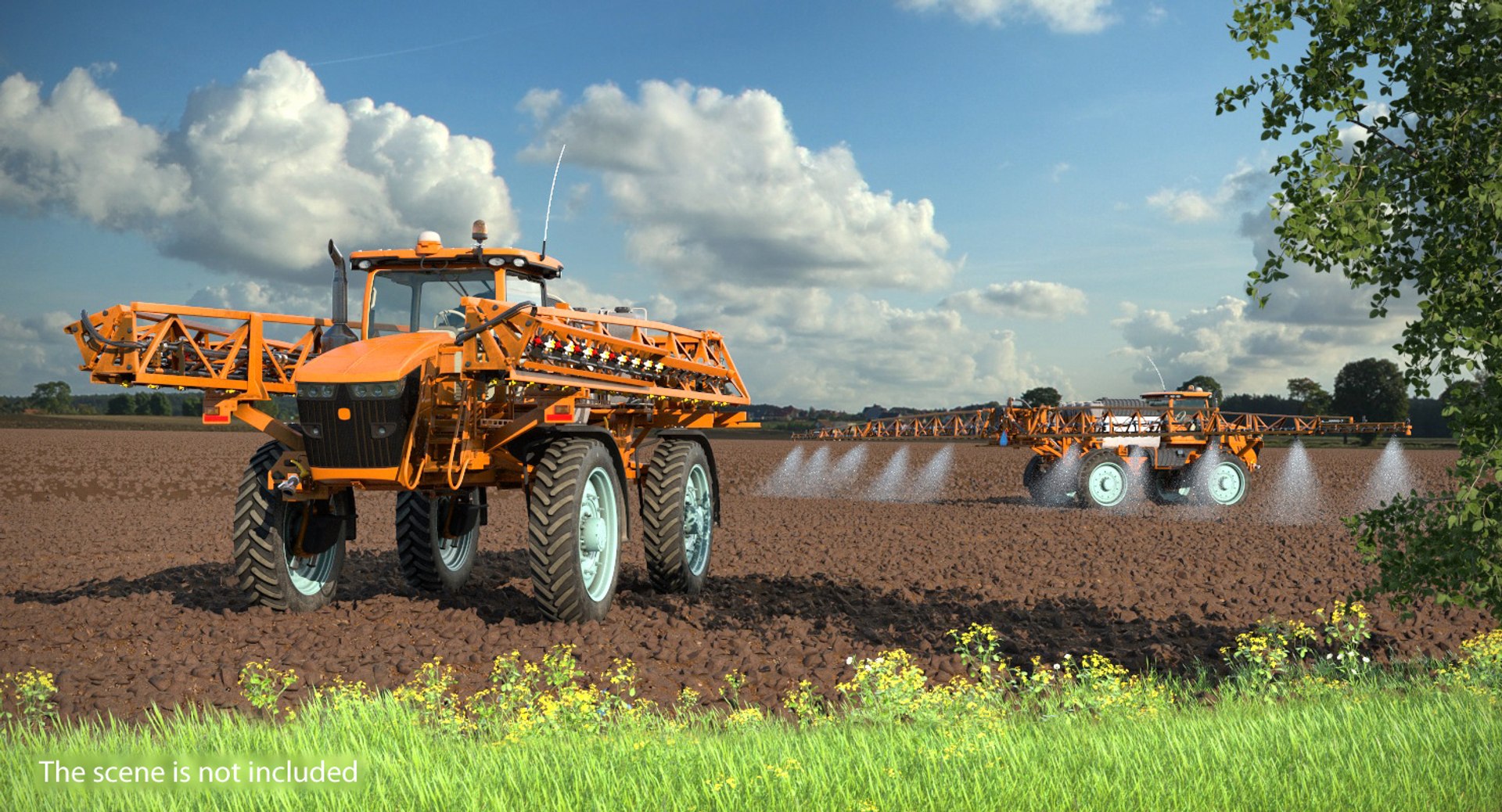 Farm irrigation 3D model - TurboSquid 1331434