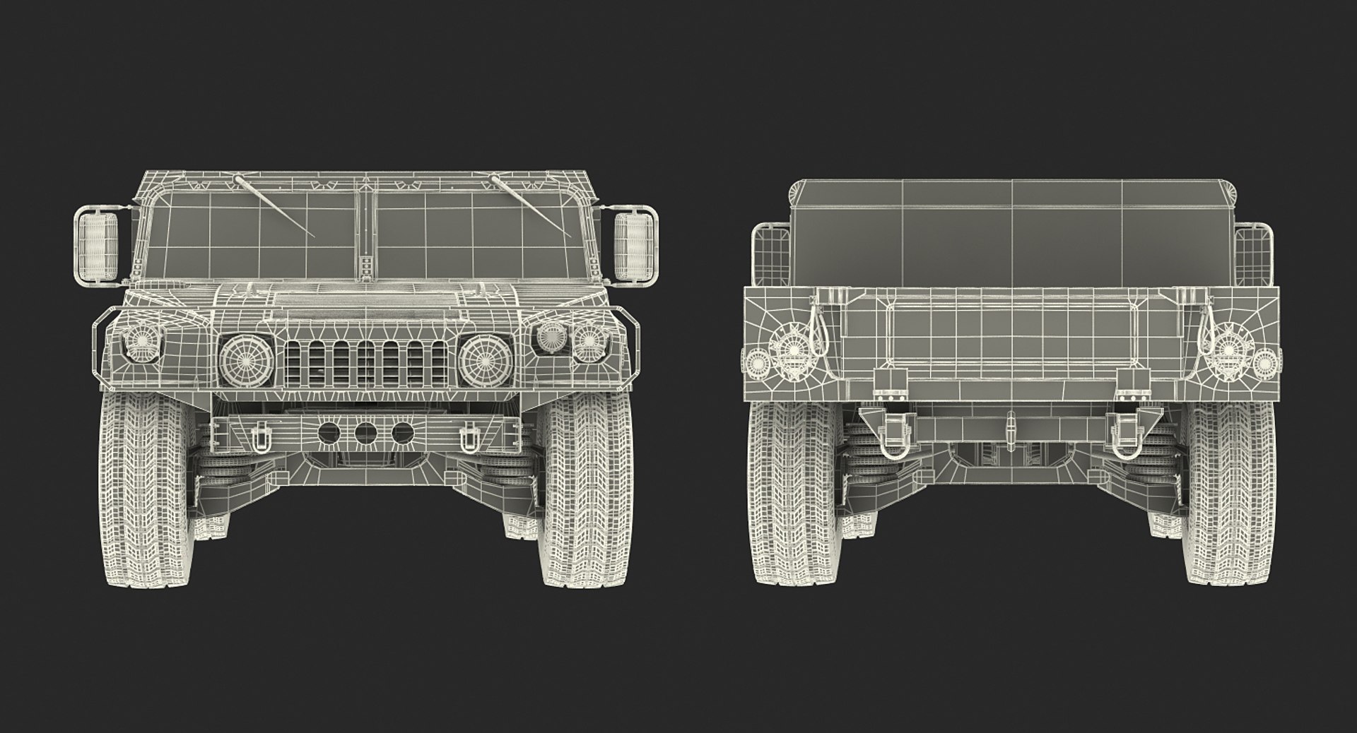 Max Hmmwv M998 Simple Interior