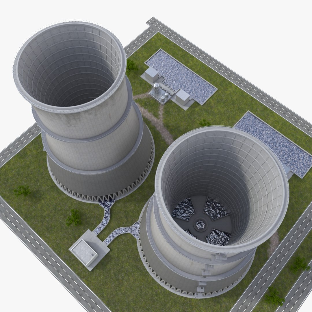 Nuclear pipe zone 3D - TurboSquid 1244466