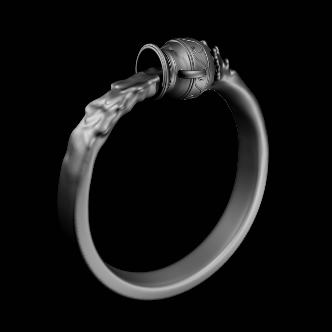 Aquarius Ring 3D Model - TurboSquid 2331001