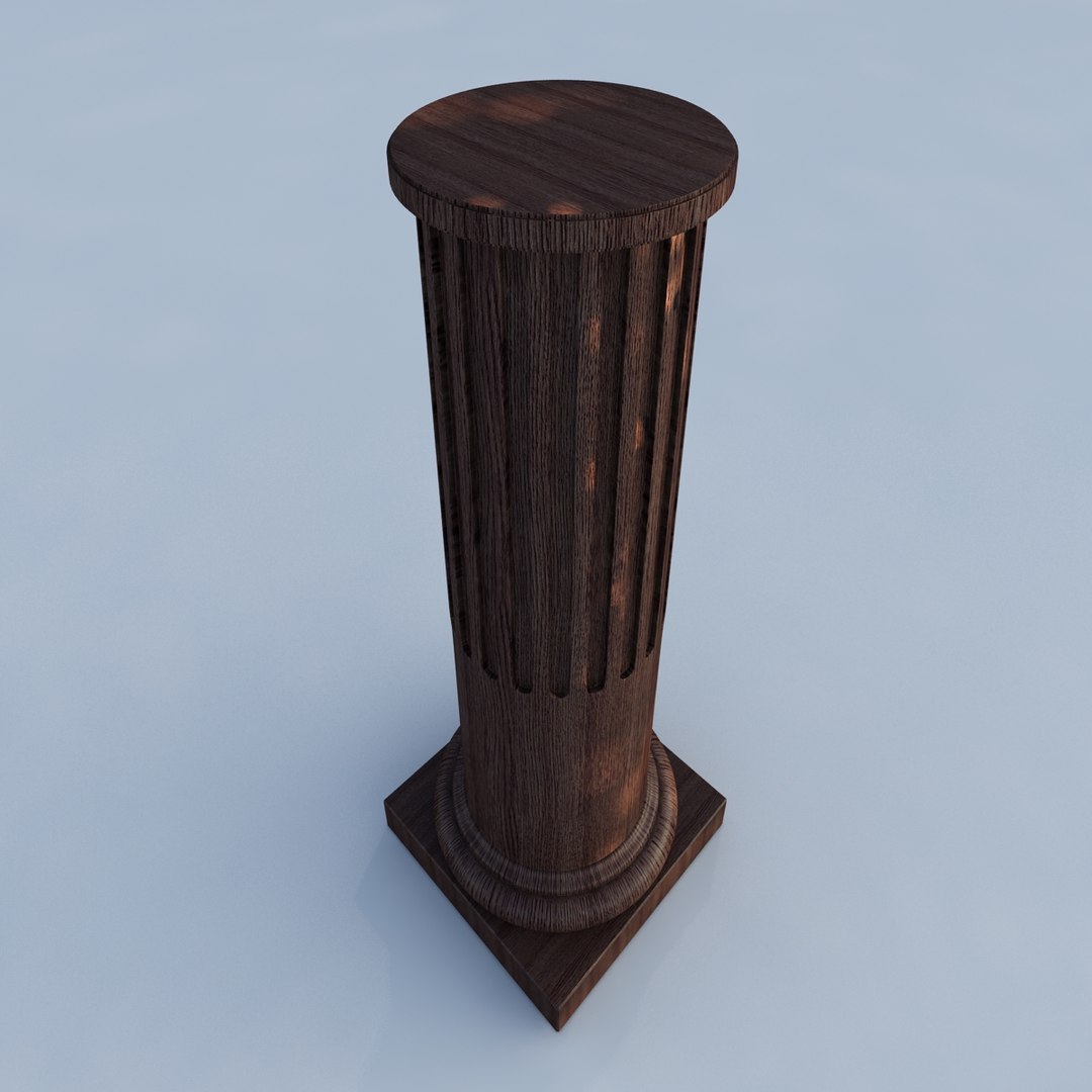 19th c square base 3d model