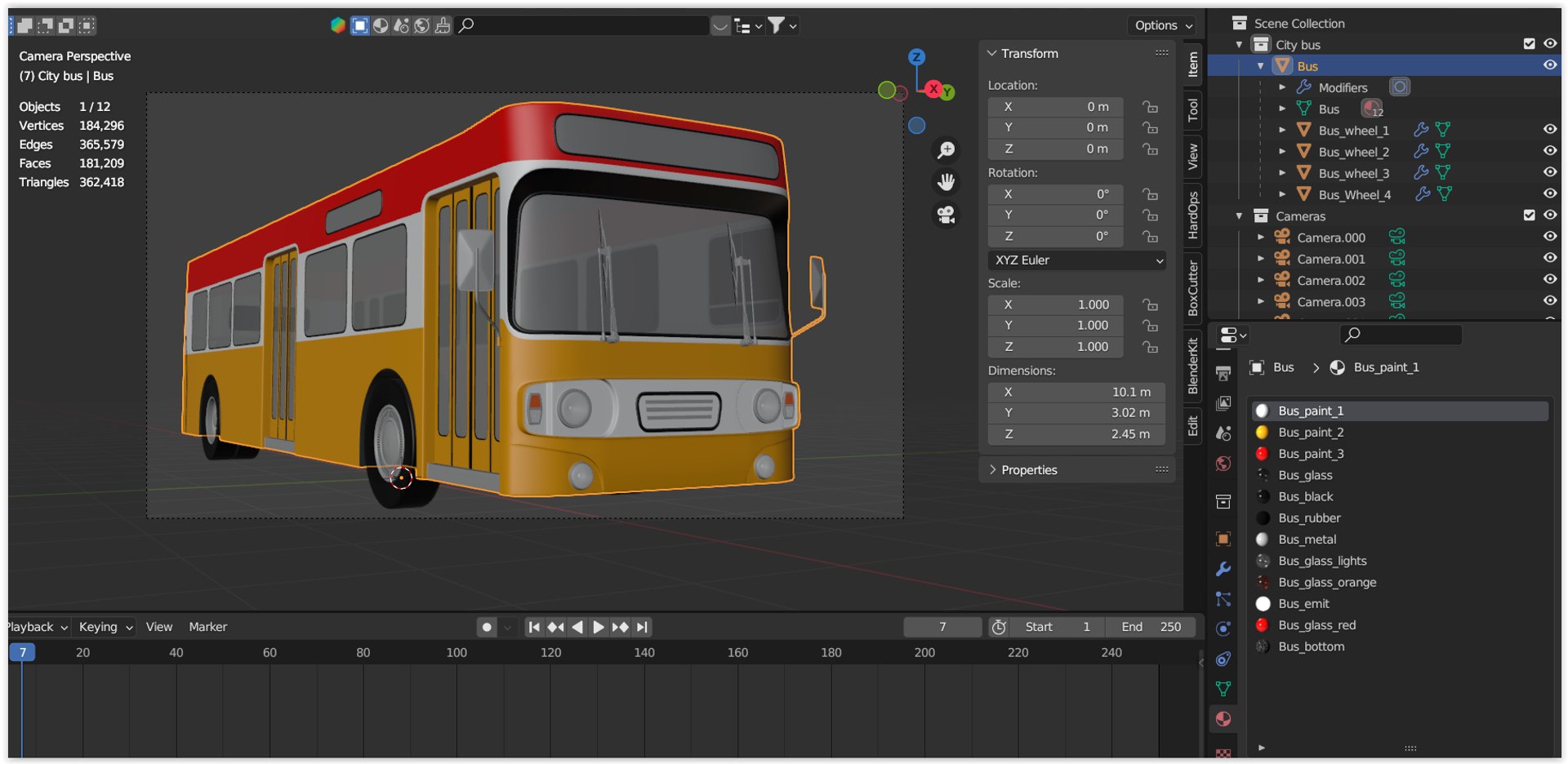 City Bus 3D - TurboSquid 2093745