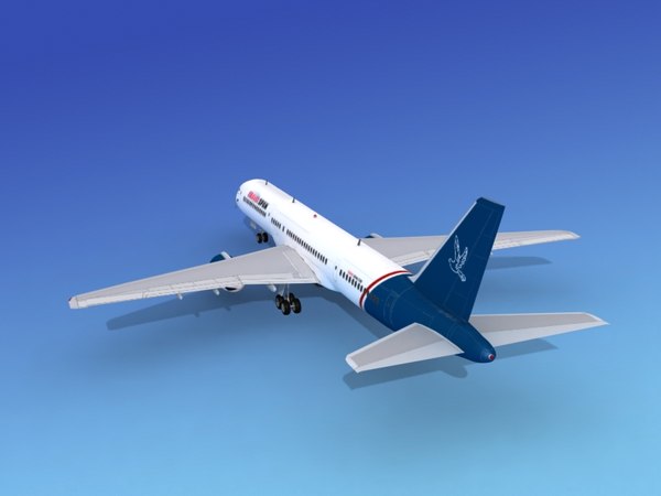 airline boeing 757 757-200 3d model